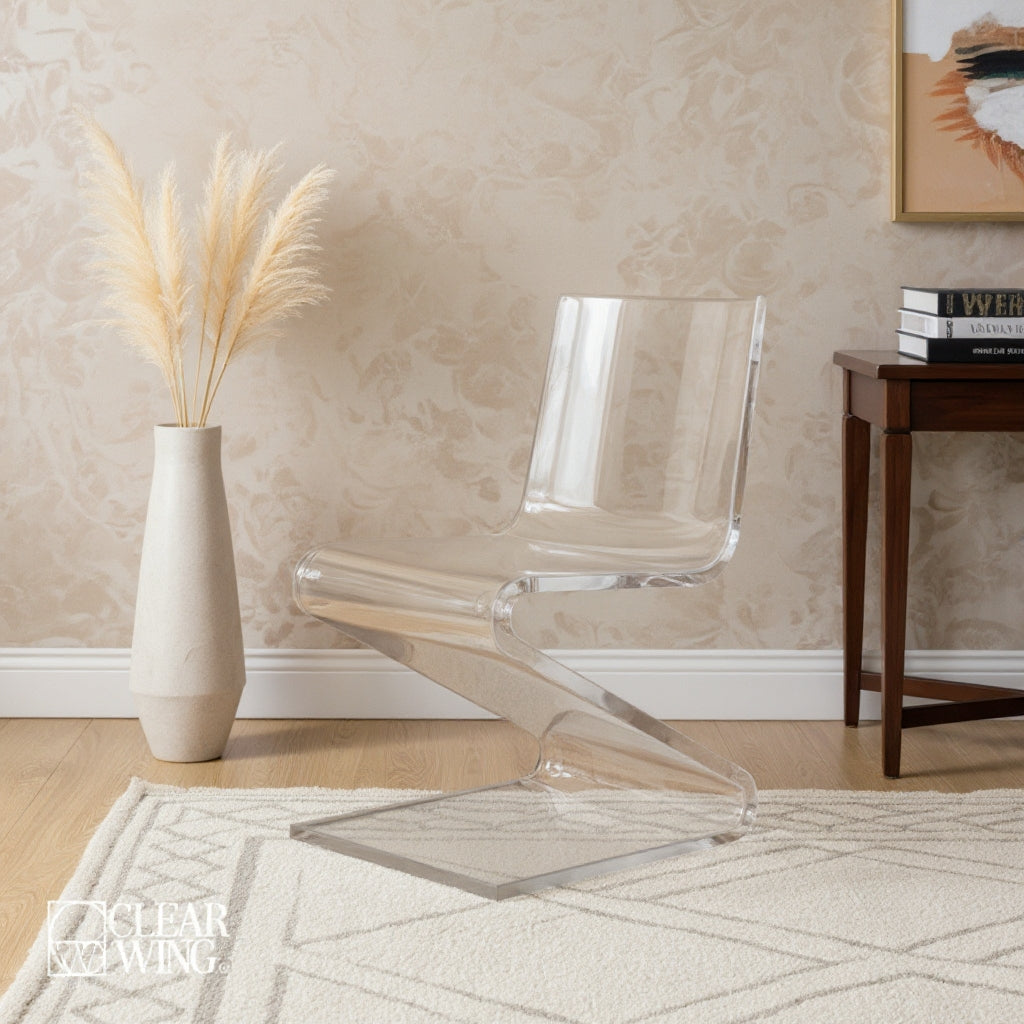 Acrylic Plexi Z Chair – Clearwing Production